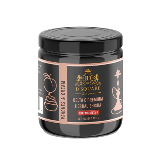 DELTA 8 HERBAL SHISHA Peaches and Cream – Green Hornet Smoke Shop